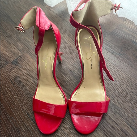 Jessica Simpson | Shoes | Jessica Simpson Red High Heels | Poshmark